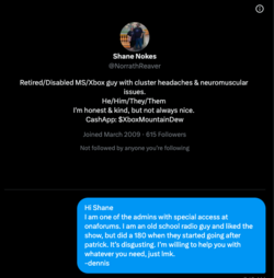 Shane Edward Nokes / @NorrathReaver / Daddy Cum Cannon | Kiwi Farms