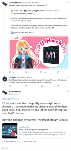 Hector Martin / Héctor Martín Cantero / @marcan42 / マルカン / @marcan42x ...