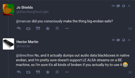 Hector Martin / Héctor Martín Cantero / @marcan42 / マルカン / @marcan42x ...