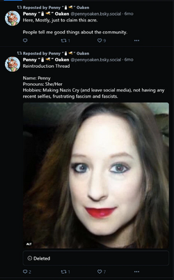 Steven Joel Akins / Penelope "Penny" Verity Oaken / u/Bardfinn / Penny ...