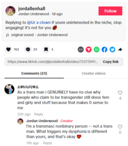 Jordan Underwood / Jordallenhall / Lump Legs | Page 18 | Kiwi Farms