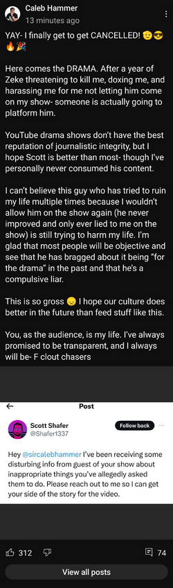 Caleb Hammer/ financial audit YouTube. | Kiwi Farms