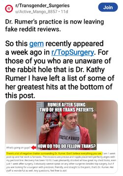 Dr. Kathy Rumer, DO / "The Butcher of Ardmore" / Rumer Gender Surgery ...