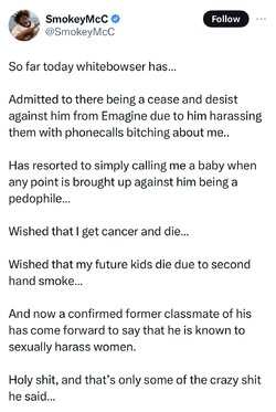 Earl Dube / EarlDube93 / The White Bowser | Page 84 | Kiwi Farms